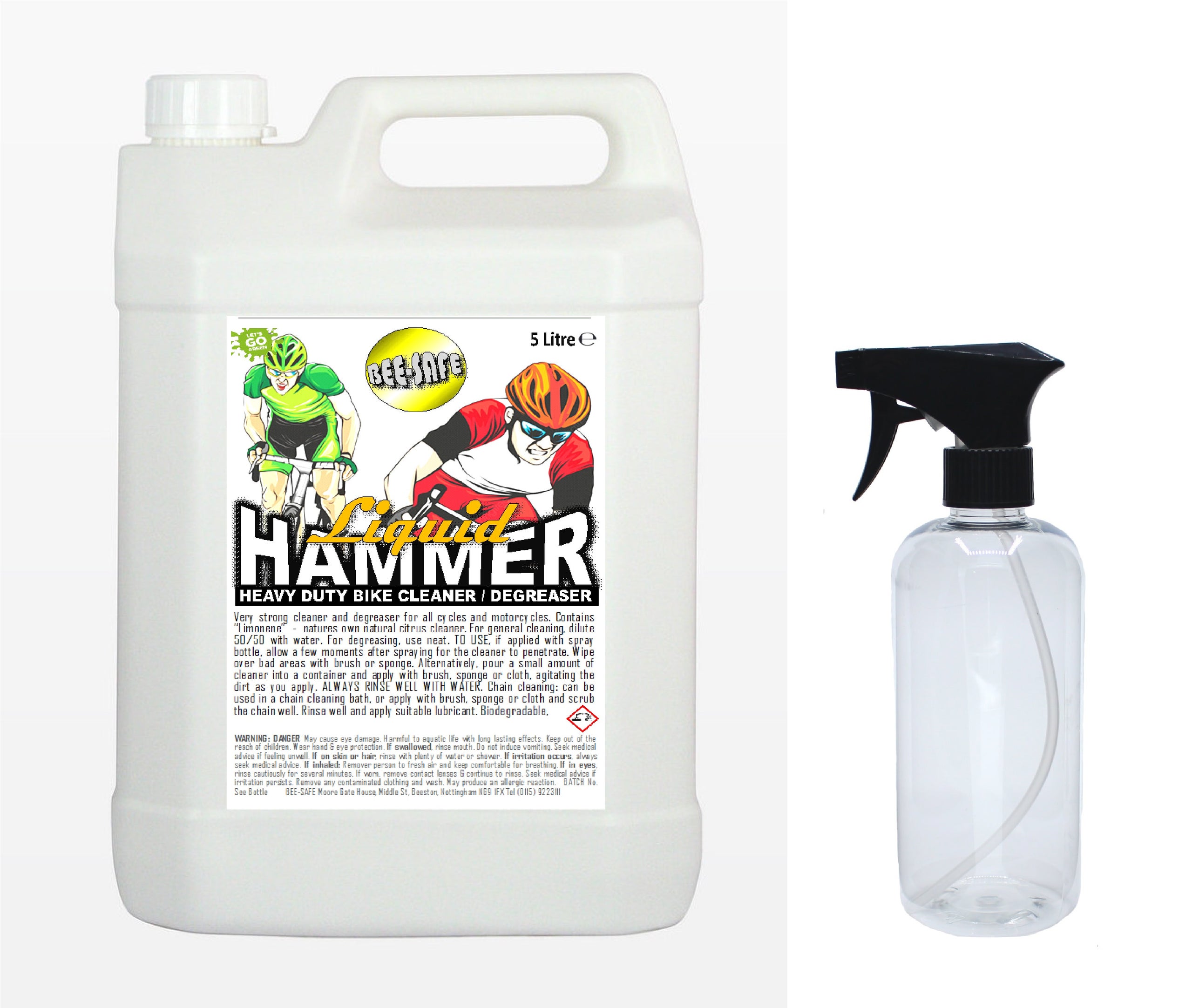 Bee-Safe Liquid Hammer Bike Cleaner Citrus 5 Litre | Grime-X