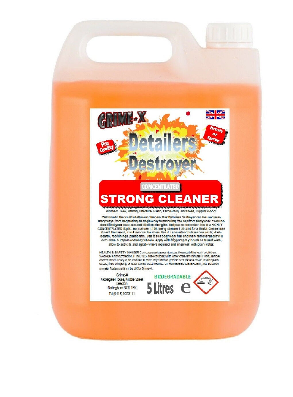 Grime-X Detailers Destroyer APC Citrus Concentrate 5 / 25 Litre | Grime-X